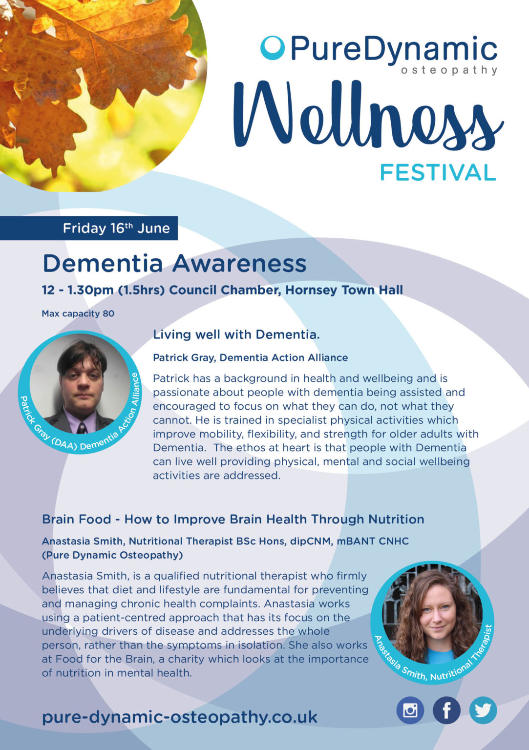 Dementia talk crouch end - Pure Dynamic Health